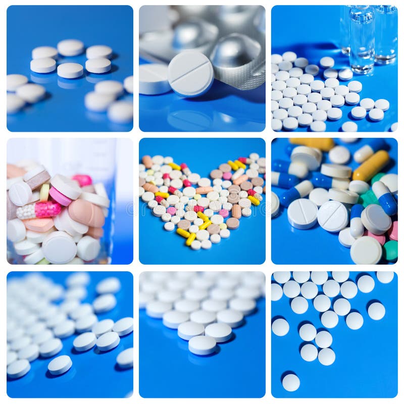 Health and Medicine. Collage Stock Photo - Image of narcotic ...