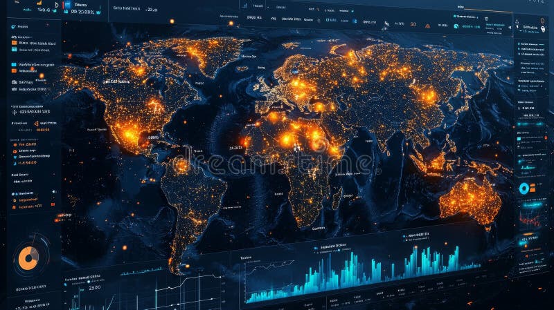 Health Metrics Dashboard Displaying Global Data Trends and Statistics ...