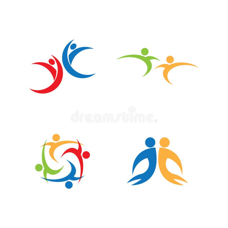 Health People Life Icon and Symbol Template Stock Illustration ...