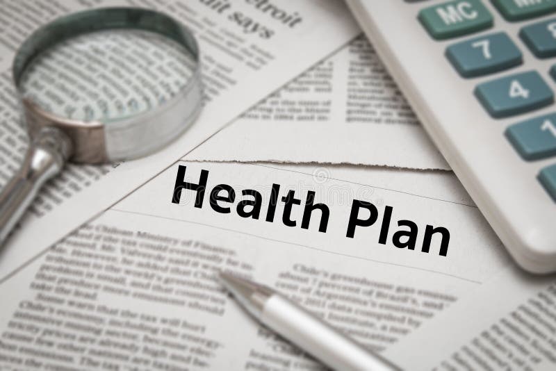 Health plan stock image. Image of information, header - 81461893