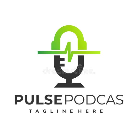 Health Podcast Logo Vector Template Stock Vector - Illustration of ...