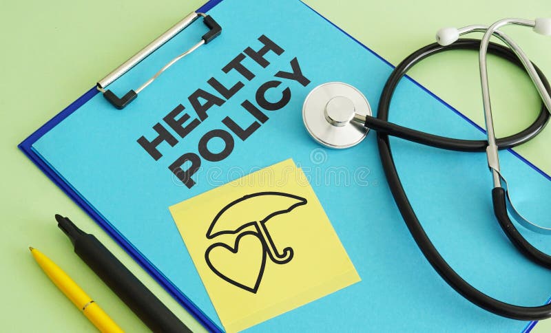 Health Policy is Shown Using the Text Stock Image - Image of ...