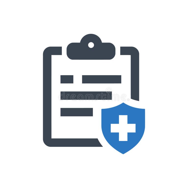 Health Record Icon stock vector. Illustration of clipboard - 361528761