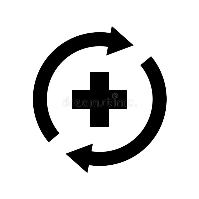 Health Recovery Icon Vector Stock Illustration - Illustration of vector ...