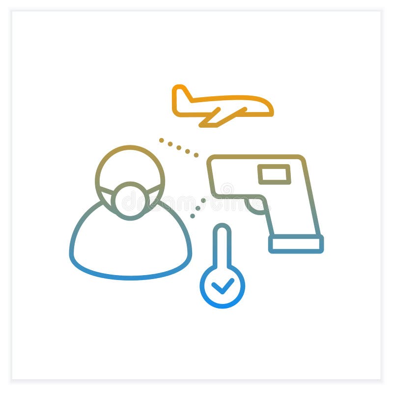 Health Screening Gradient Icon Stock Vector - Illustration of ...