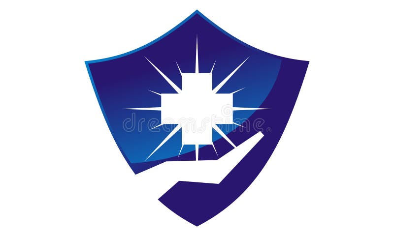 Health Shield Insurance stock vector. Illustration of healthy - 84484792