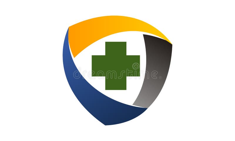 Health Shield Logo Design Template Stock Vector - Illustration of ...
