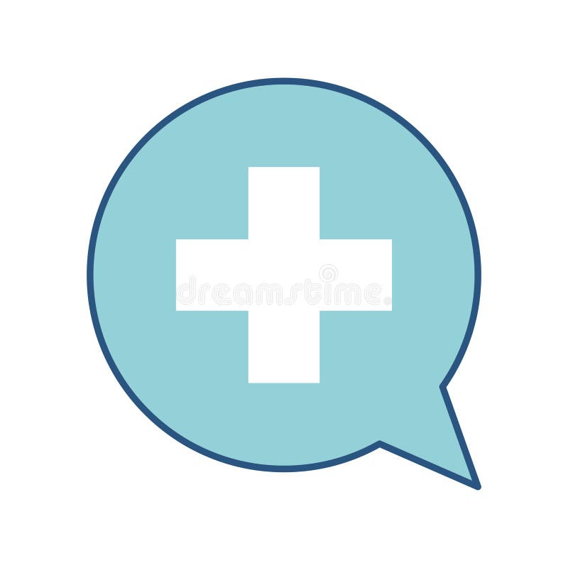 Health speech bubble stock vector. Illustration of medicine - 221065747