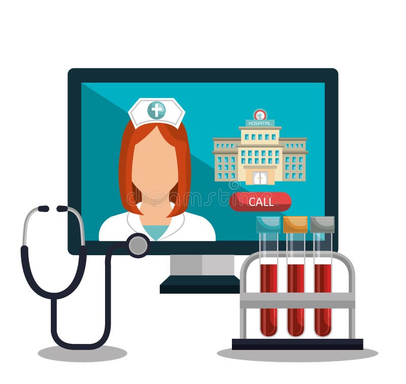 Health technology design stock illustration. Illustration of medicine ...