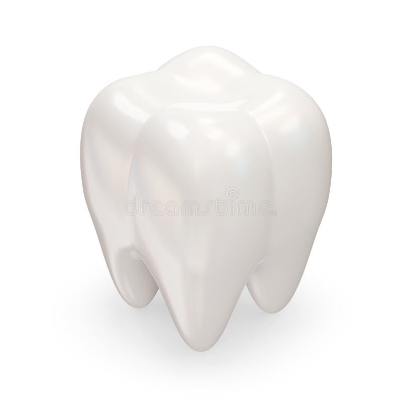 Tooth on a White Background. Vector Illustration Stock Vector ...