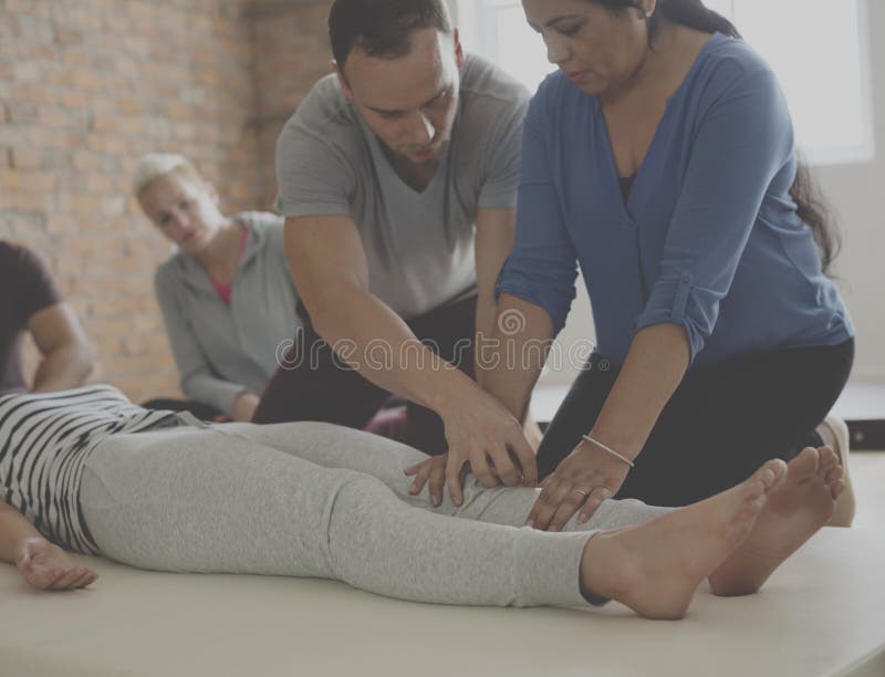 Health Wellness Massage Training Concept Stock Image - Image of medical ...