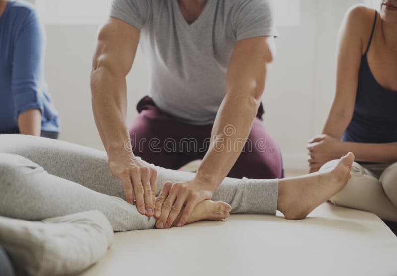 Health Wellness Massage Training Concept Stock Photo - Image of ...
