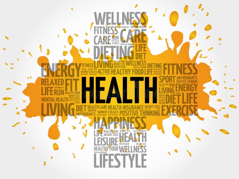Health Care Word Cloud Cross Stock Illustrations – 348 Health Care Word ...