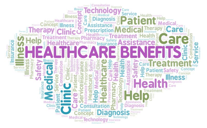 BENEFITS Red Word On White Background Illustration 3D Rendering Stock ...