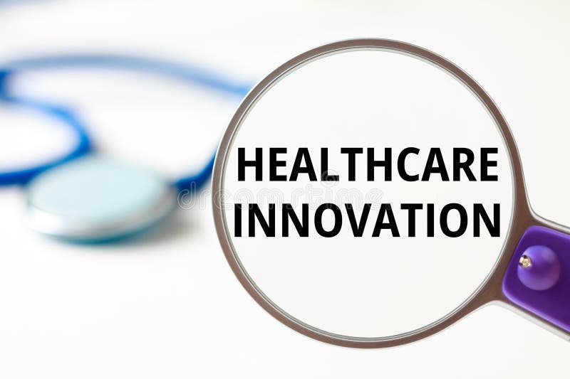 Healthcare Innovation Title Text Technology Medical Theme Stock Photo ...