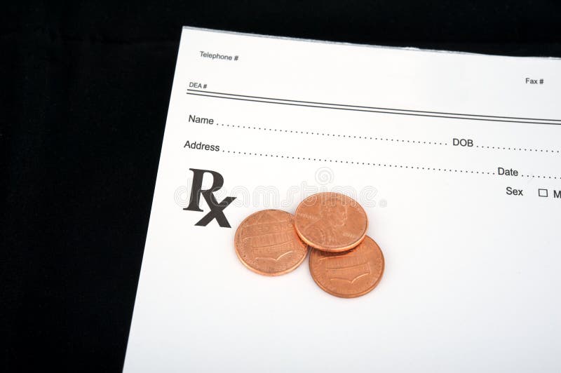 Healthcare Prescriptions are Cheap Stock Photo - Image of money ...
