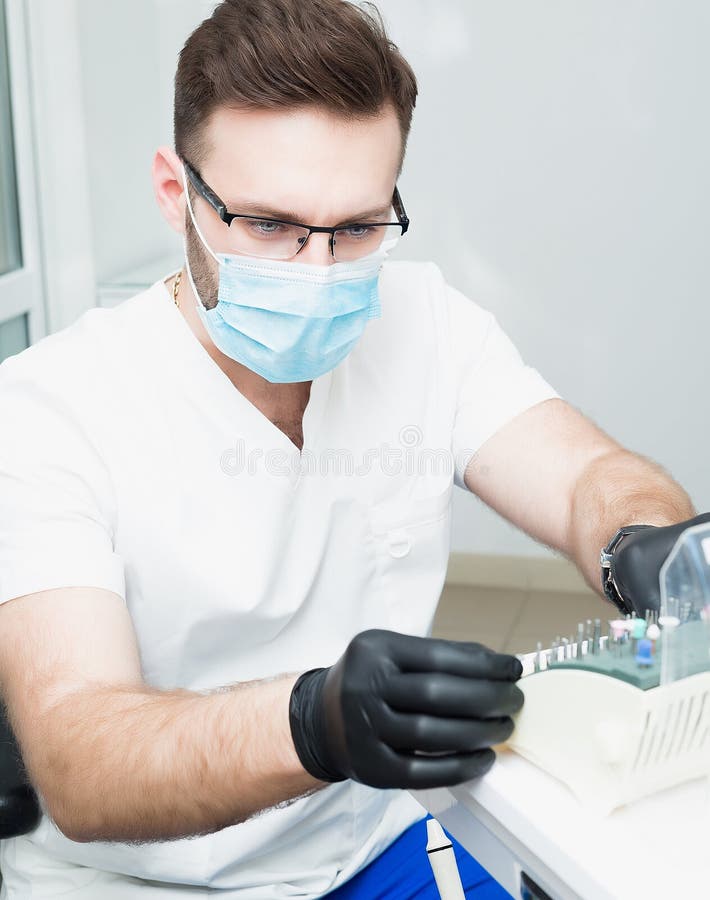 Healthcare, Profession, Stomatology and Medicine Concept - Smiling Male ... Healthcare, Profession, Stomatology and Medicine Concept - Smiling Male ...