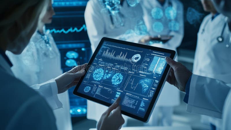 Healthcare Professionals Collaborate in Advanced Medical Technology ...