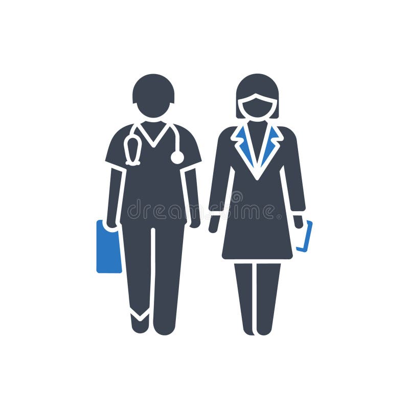 Healthcare Professionals Team Icon Stock Vector - Illustration of ...