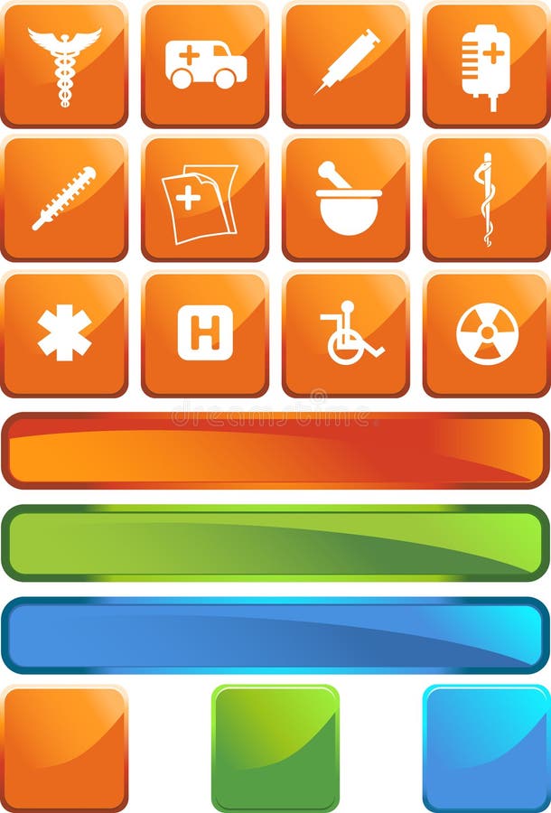 Healthcare Square stock vector. Illustration of isolated - 9517695