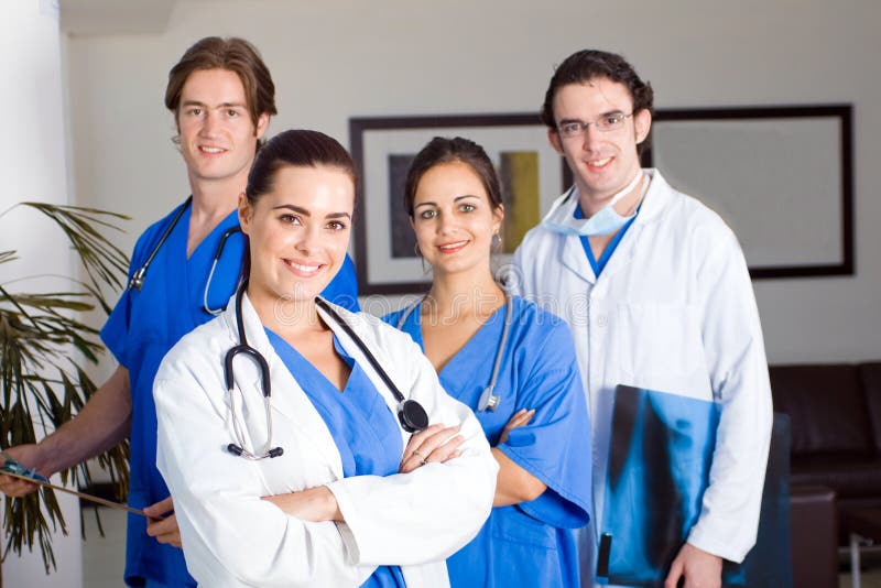 Healthcare team stock photo. Image of confident, girl - 8107392