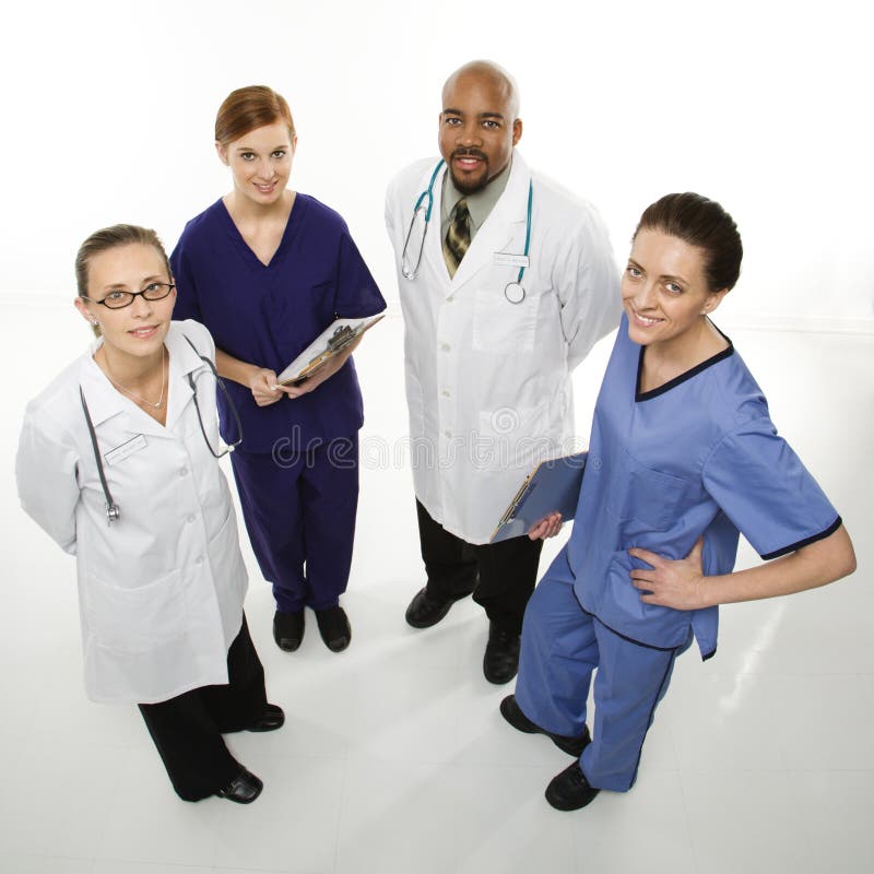 Healthcare Workers Portrait Stock Image - Image of portrait, american ...