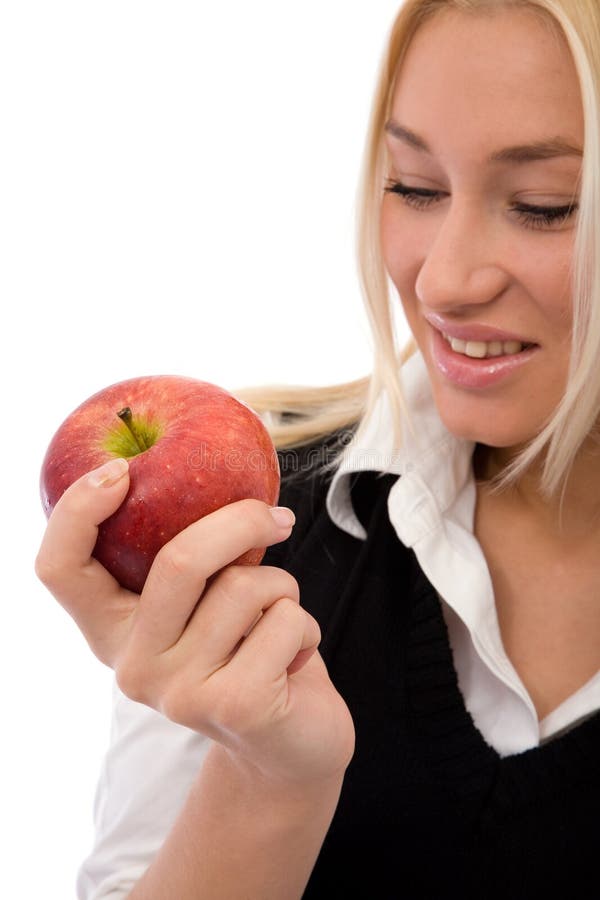 Healthy apple stock photo. Image of health, balance, youth - 4158154