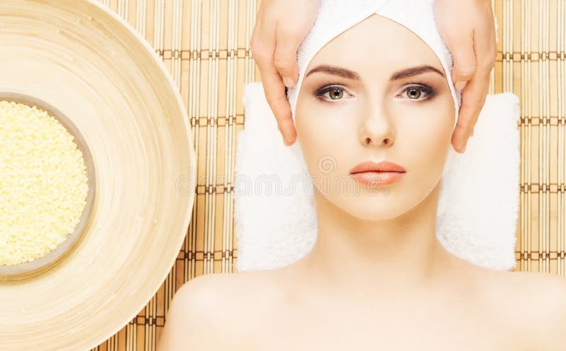 Healthy And Beautiful Girl Getting Spa Treatment Woman In Spa S Stock