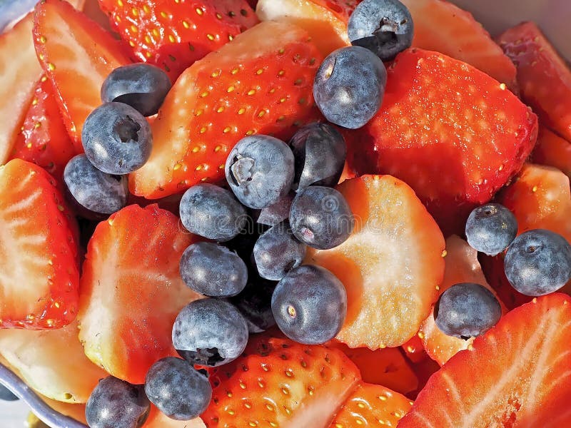 Healthy Berries for Breakfast Stock Photo - Image of summer, love ...