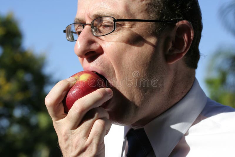 A Healthy bite stock image. Image of face, right, hold - 2308293
