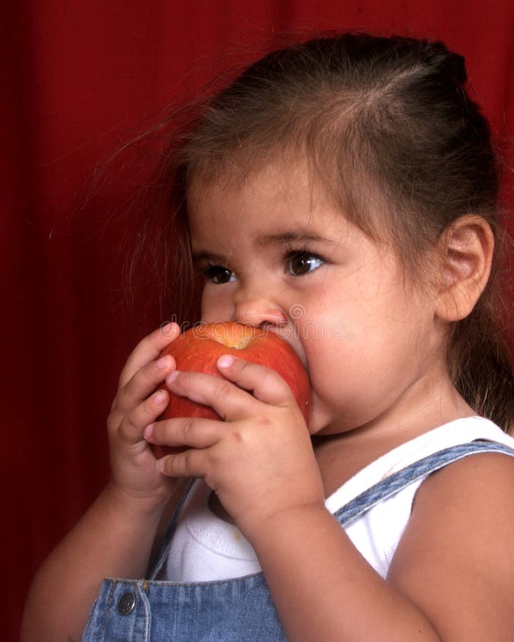 Healthy Bite stock image. Image of mouth, children, teeth - 946959