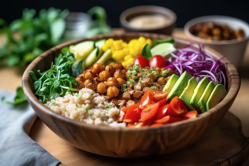 Healthy Bowl, AI Generative Stock Illustration - Illustration of food ...