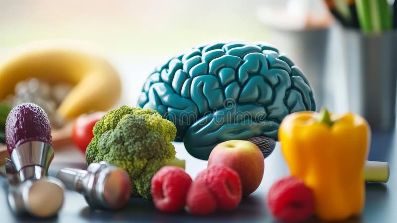 Healthy Brain Representing Healthy Life Concept Generative AI Stock ...