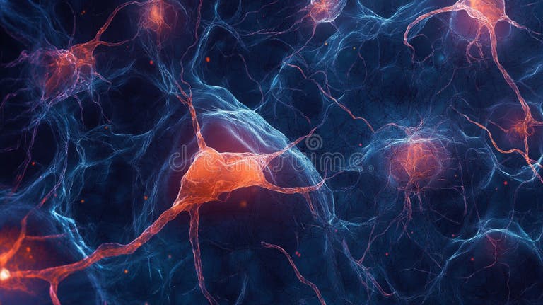 Healthy Brain Tissue, Showcasing the Complex Network Stock Image - Image of dead, damaged: 338896467