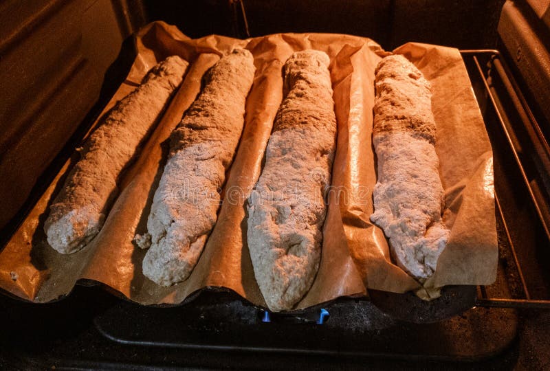 Healthy Bread Cooked at Home Stock Image - Image of produce, carving ...