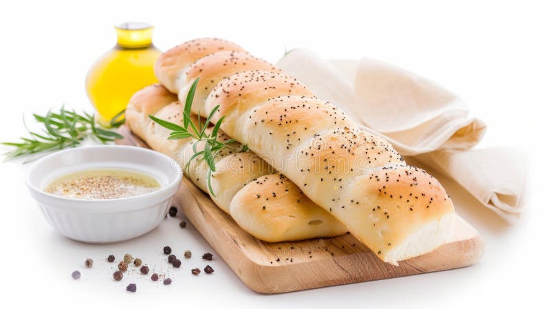 Healthy Bread, Elegantly Arranged Power Packed Rolls on a Serving Board ...