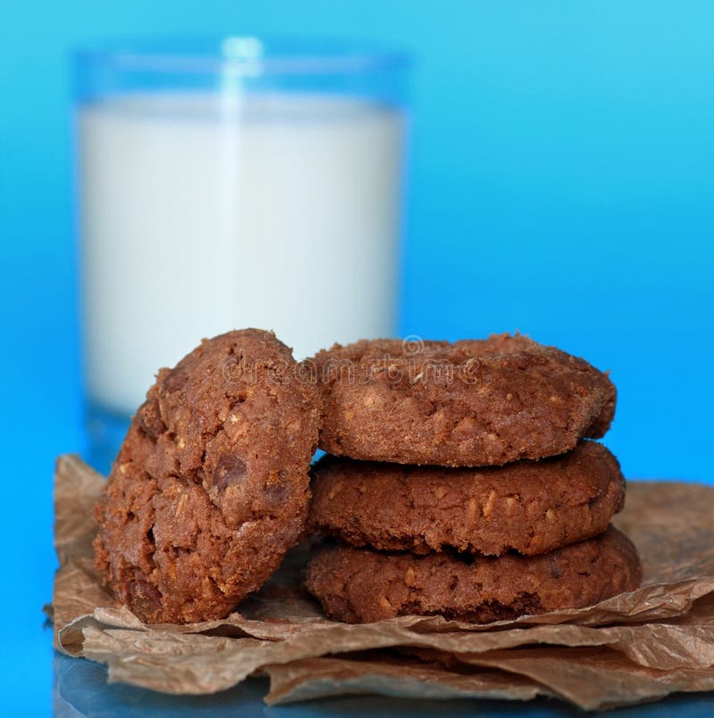 Healthy break stock photo. Image of biscuits, milk, snack - 27714466