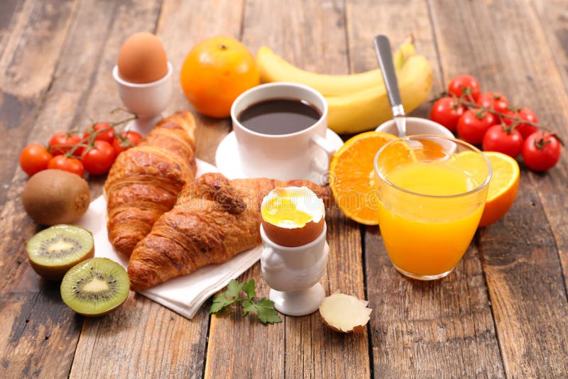 Healthy Breakfast with Coffee Stock Photo - Image of meal, cuisine ...