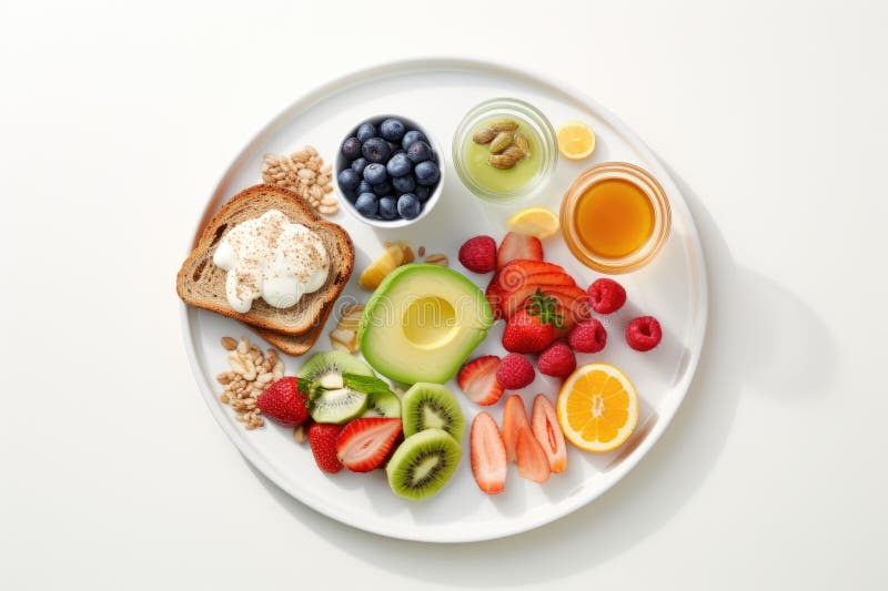 Healthy Breakfast. the Concept of Clean Proper Nutrition Stock ...