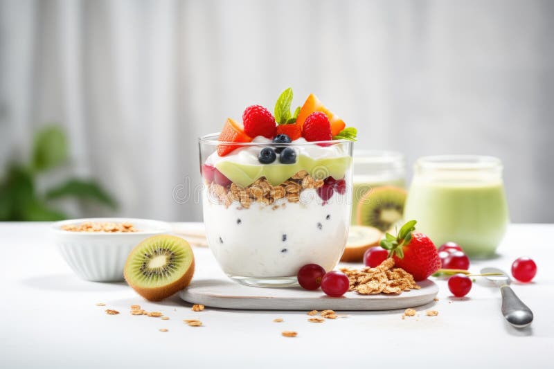 Healthy Breakfast. the Concept of Clean Proper Nutrition Stock Image ...