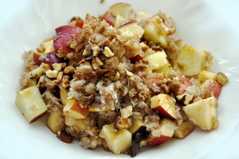 Healthy Breakfast, Cooked Rye Stock Image - Image of ingredient ...