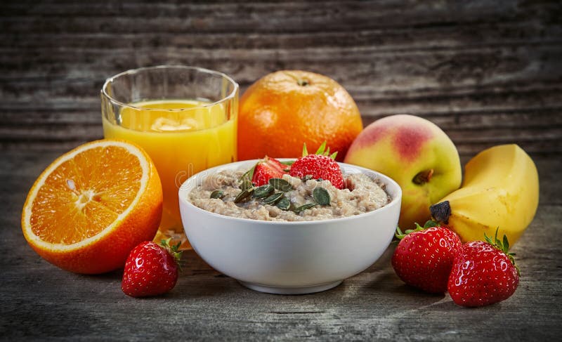 Breakfast ingredients stock image. Image of diet, fiber - 58864231