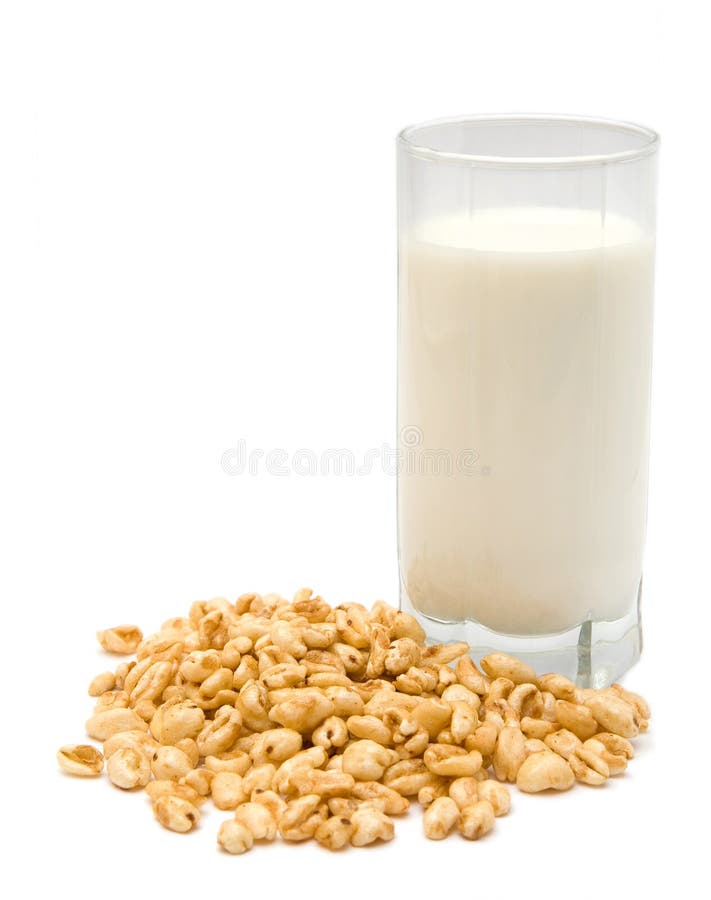 Healthy Breakfast (milk With Honey Wheat) Picture. Image: 5259367