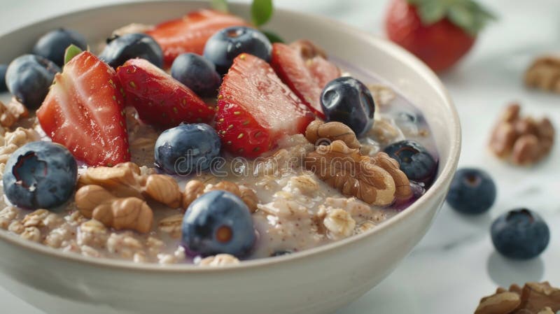 Healthy Breakfast Option, Perfect for Nutrition Concepts Stock Image ...
