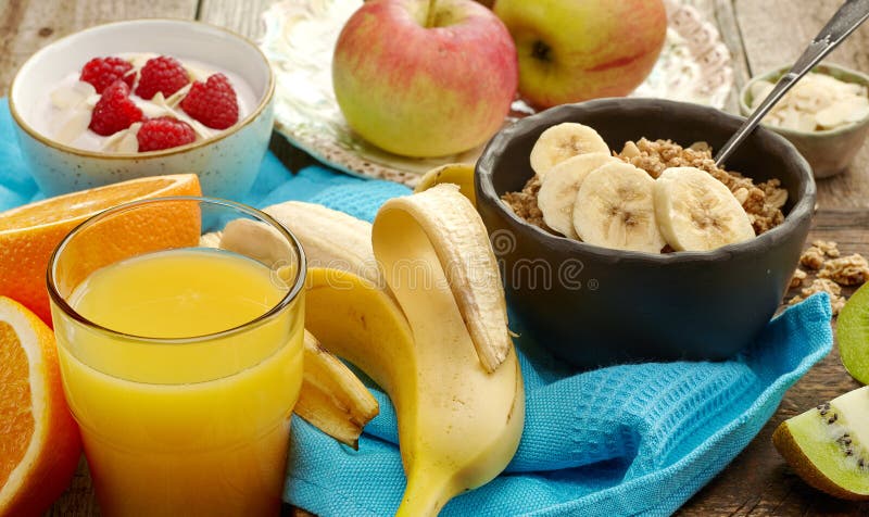 Healthy breakfast products stock image. Image of cereal - 79331889
