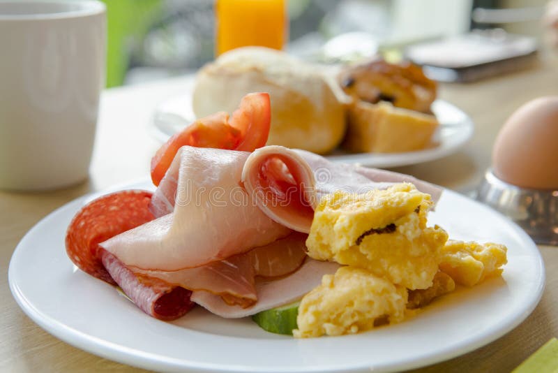 Healthy Breakfast, Western Breakfast, Stock Photo - Image of dieting ...