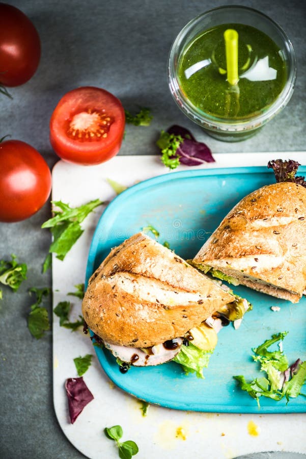 .Healthy Brunch or Breakfast Ideas Stock Photo - Image of leaf, rustic ...