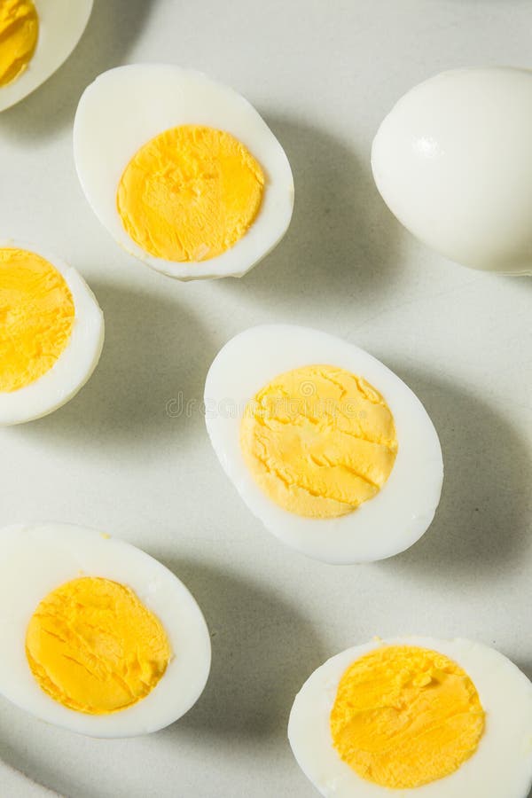Healthy Cooked Hard Boiled Eggs Stock Photo - Image of hard, white ...