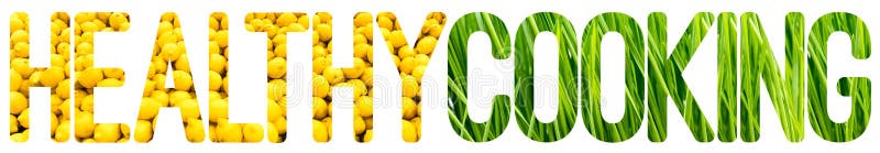 Healthy Cooking Word stock photo. Image of food, font - 49633512
