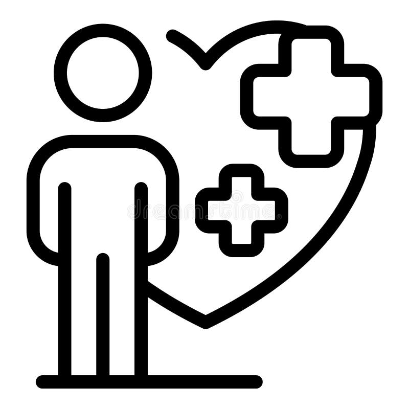 Healthy Customer Icon Outline Vector. Vision Trust Stock Vector ...